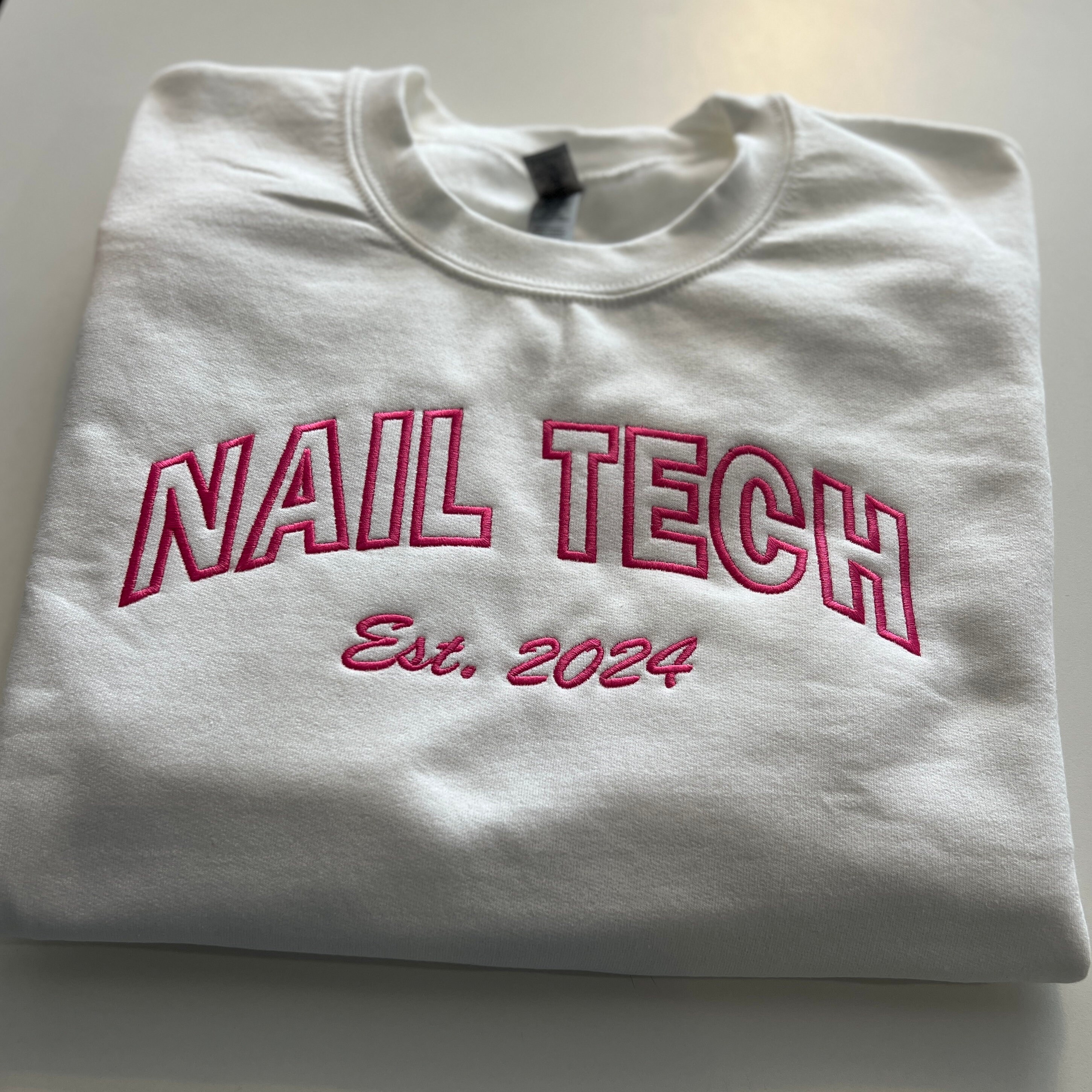 Nail Tech Applique, Machine Embroidery File - Etsy