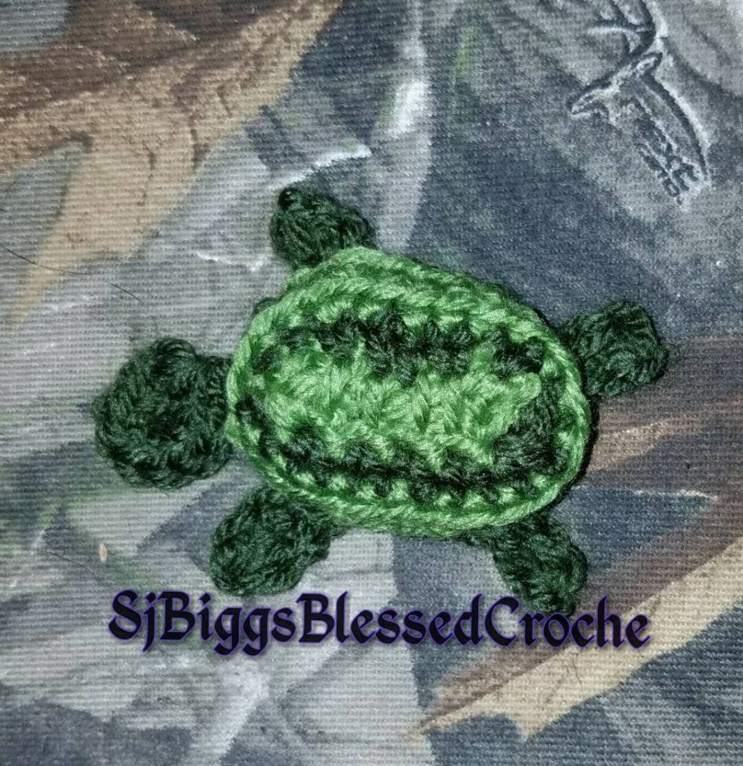 Sea Turtle Applique Crochet Pattern PDF File Only Pattern Only - Etsy