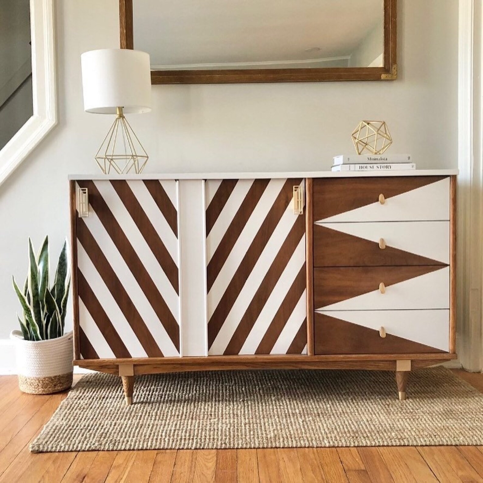 SOLD: Mid Century Modern MCM Buffet Sideboard Console Entry Table - Etsy
