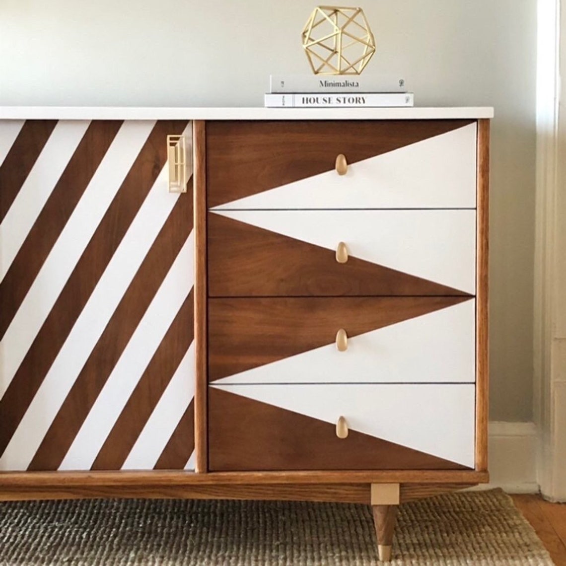 SOLD: Mid Century Modern MCM Buffet Sideboard Console Entry Table - Etsy