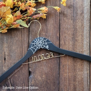 Halloween Spider Web Wedding Hanger - Etsy