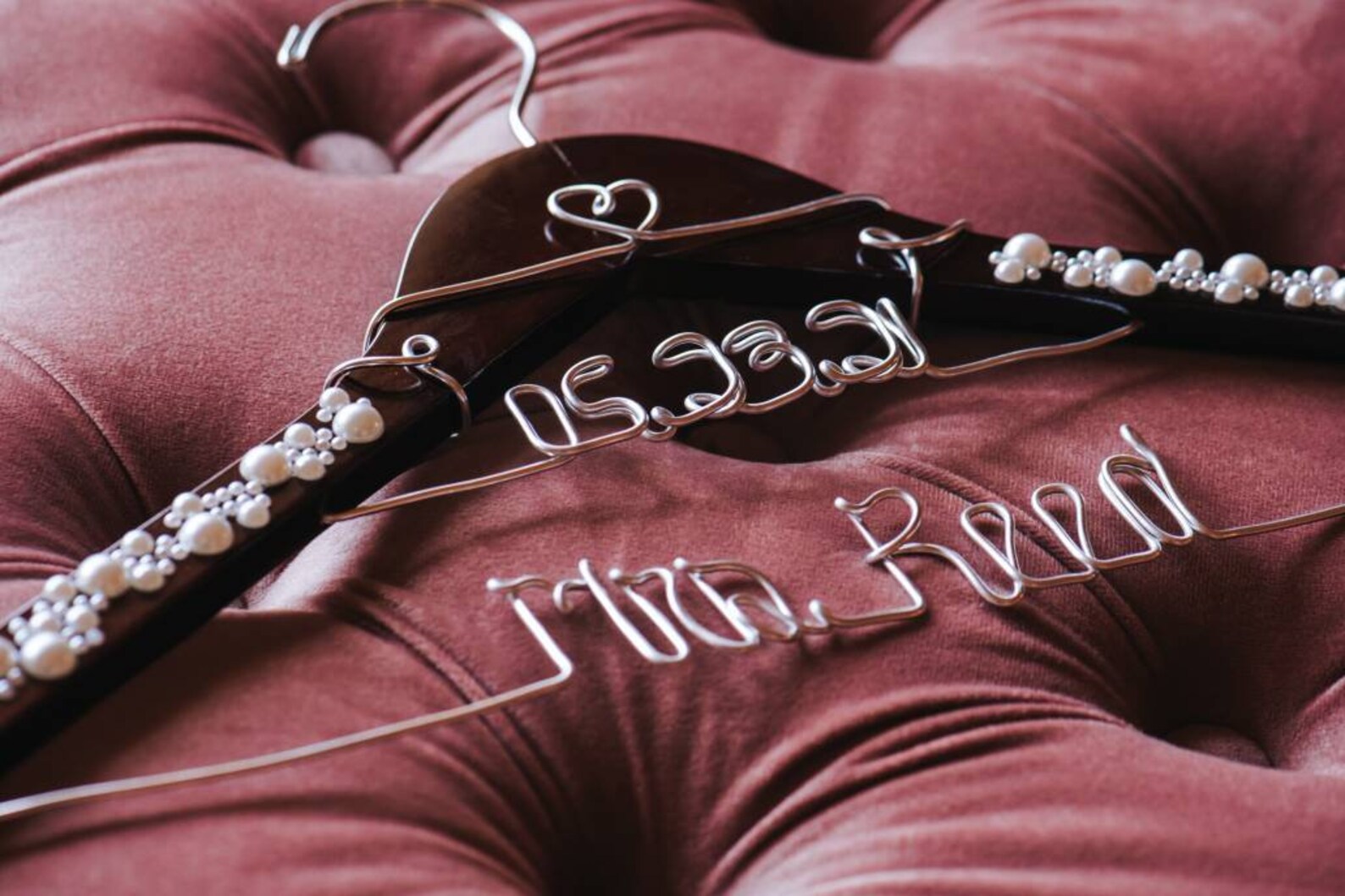 Pearl Wedding Hanger Bridal Hanger Mrs Hanger Bride Hanger - Etsy