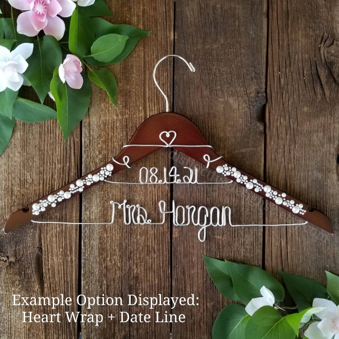 Pearl Wedding Hanger Bridal Hanger Mrs Hanger Bride Hanger - Etsy
