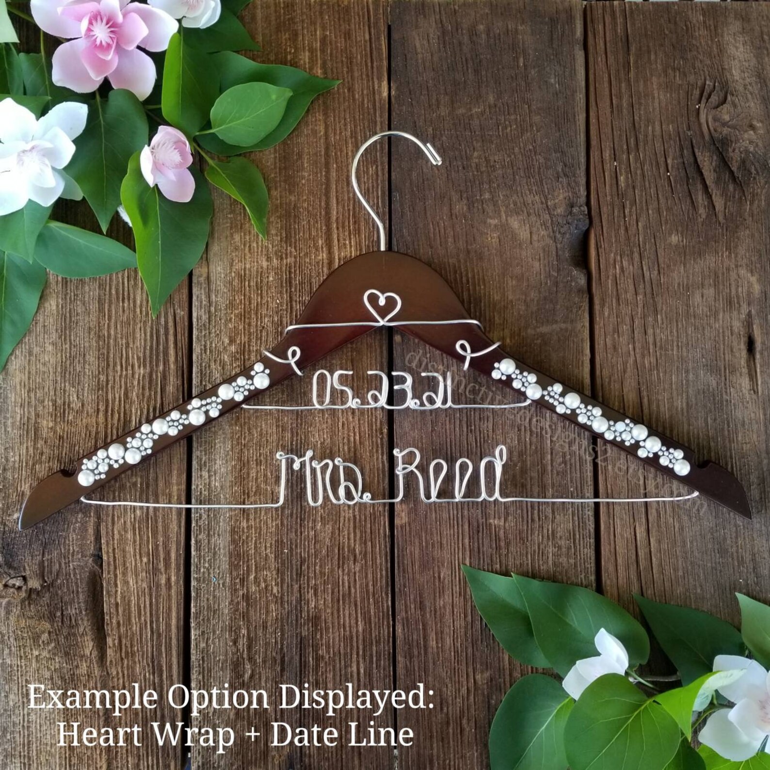 Pearl Wedding Hanger Bridal Hanger Mrs Hanger Bride Hanger - Etsy