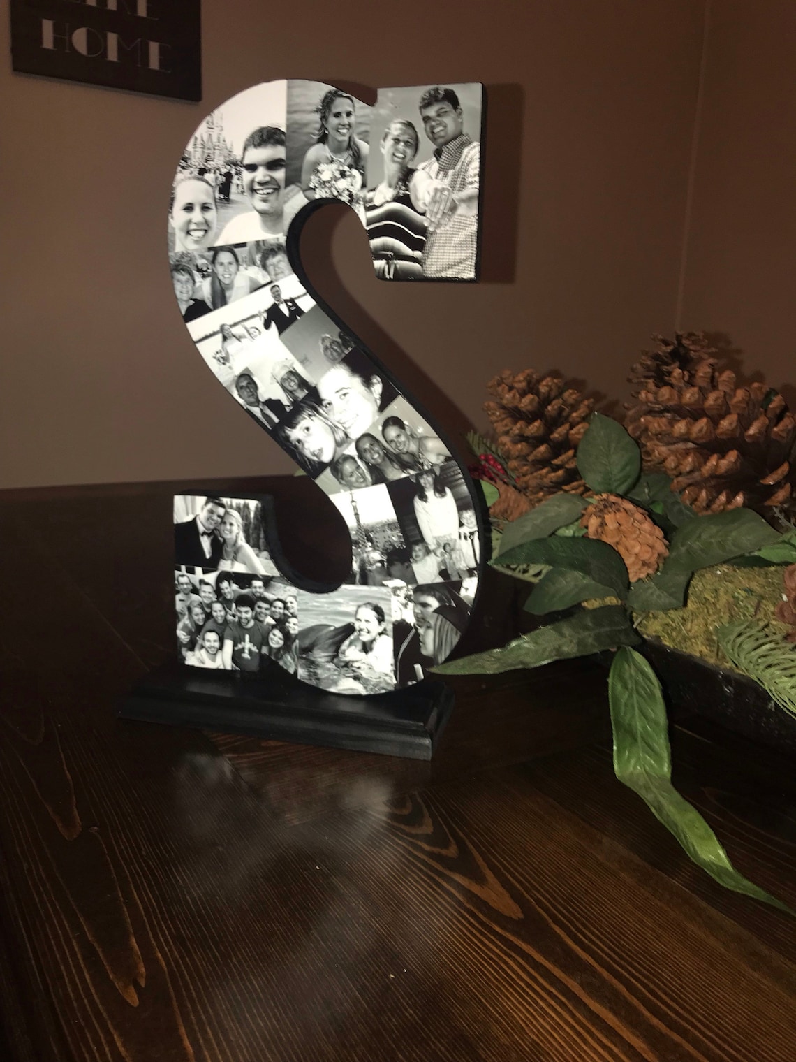 Wooden Letter Picture Collage - Etsy