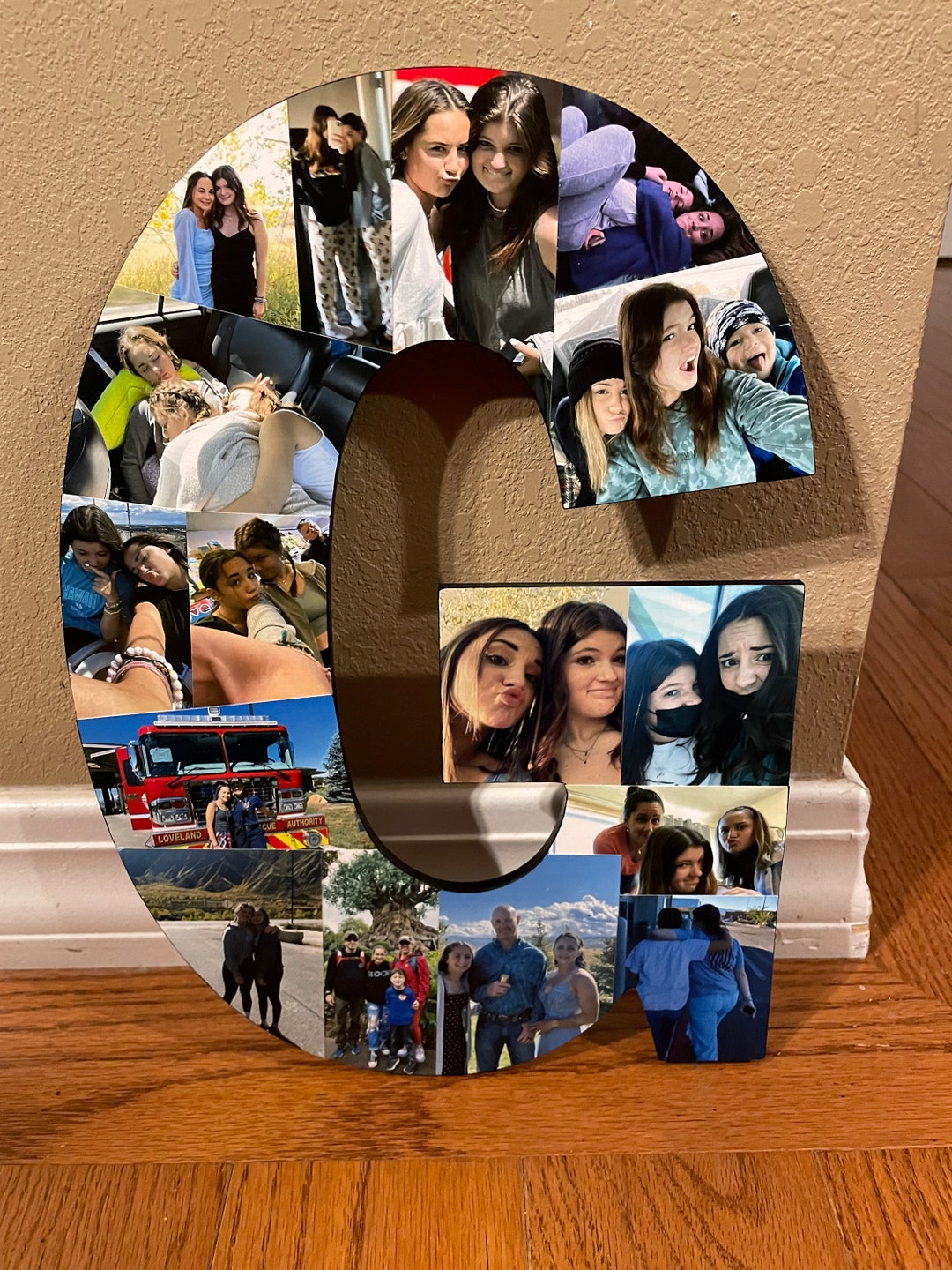 Wooden Photo Letter Collage - Etsy