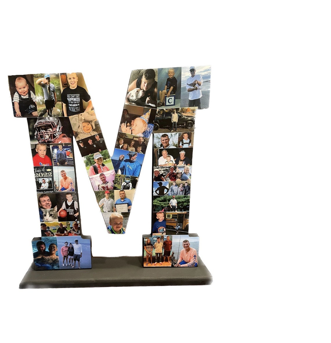 Wooden Letter Photo Collage - Etsy