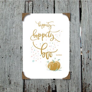 Bippity Boppity Boo - Inspired by Cinderella - Gold Foil Effect on Text ...