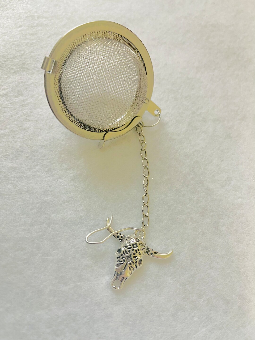 Cow Skull Country Steer Charm Tea Infuser - Etsy