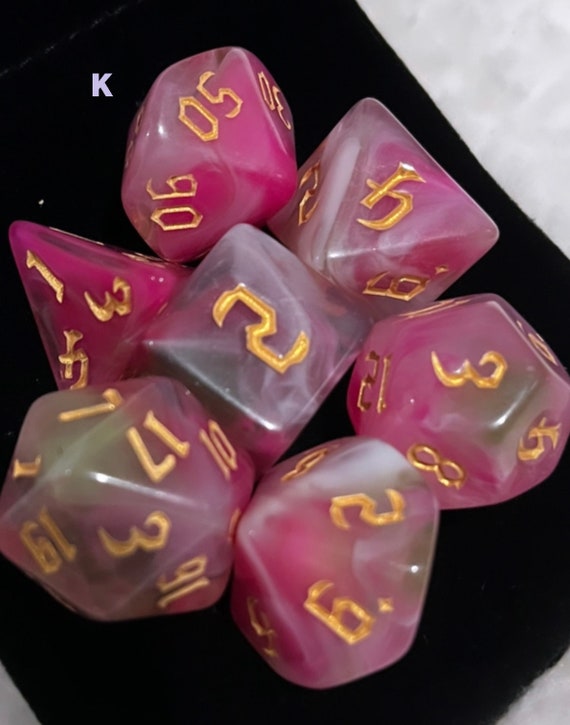 Dnd Resin Dice, Resin Dice set, dungeons and dragons, handmade DND Dice ...