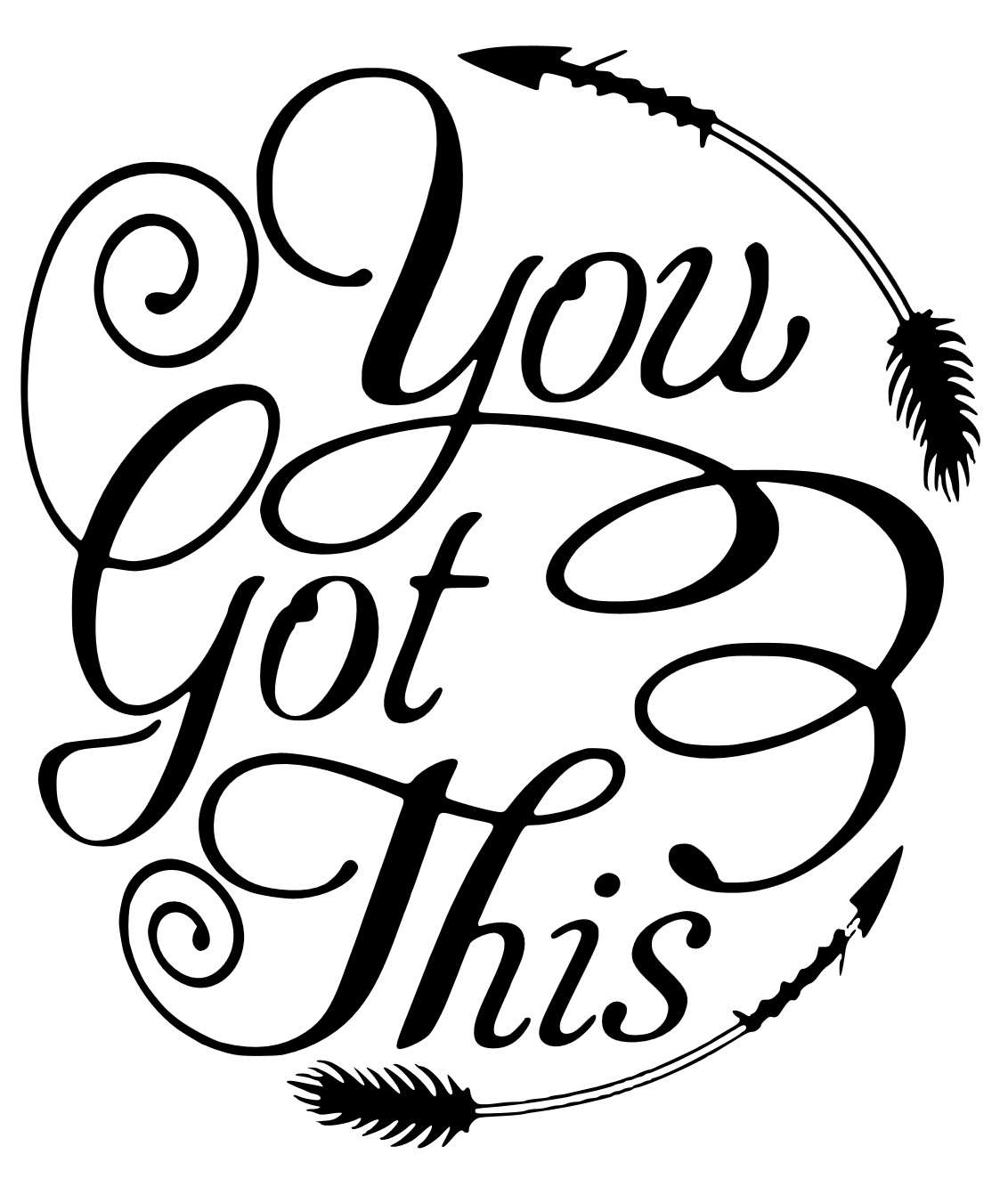 You Got This SVG File - Etsy