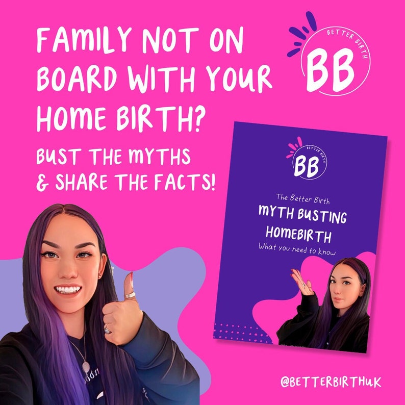 Myth Busting Home Birth Digital Guide - Etsy