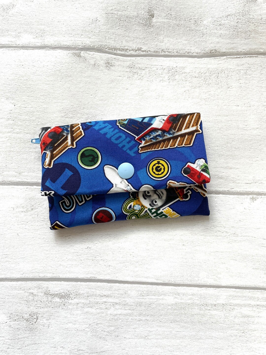 Dark Blue Thomas and Friends Handmade Children Wallet//boys Wallet ...