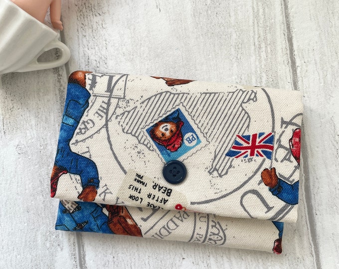 Teddy Bear Beige Bear Paddington Bear Wallet //children Wallet// Gift ...