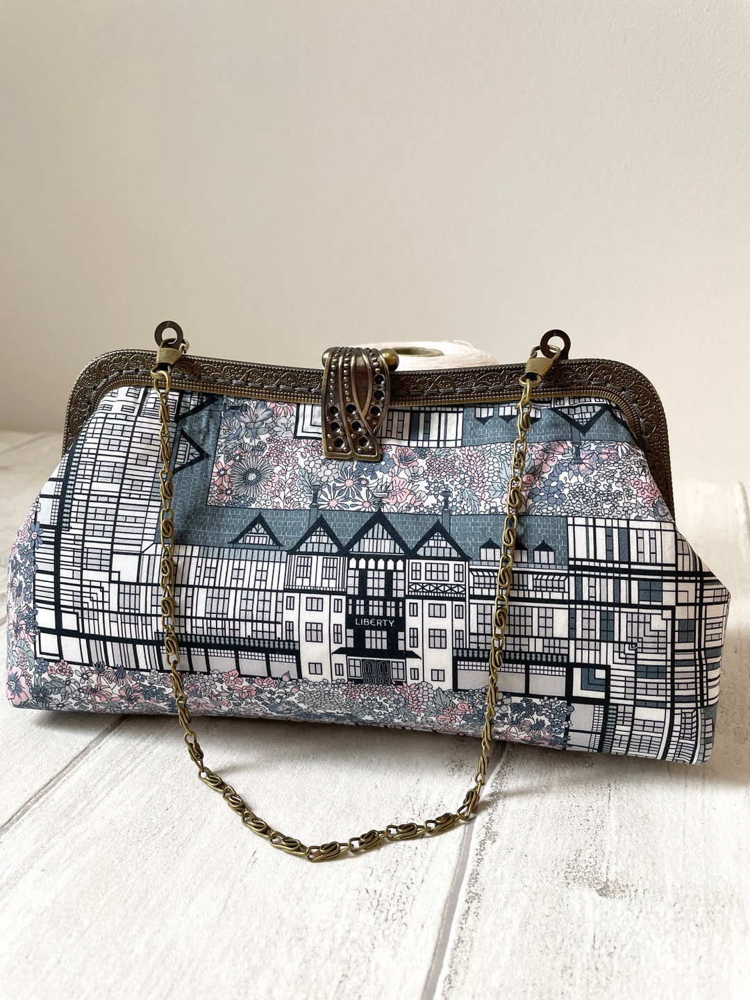 Liberty of London Tudor Belle Pastel Handstitched Vintage Metal Frame ...