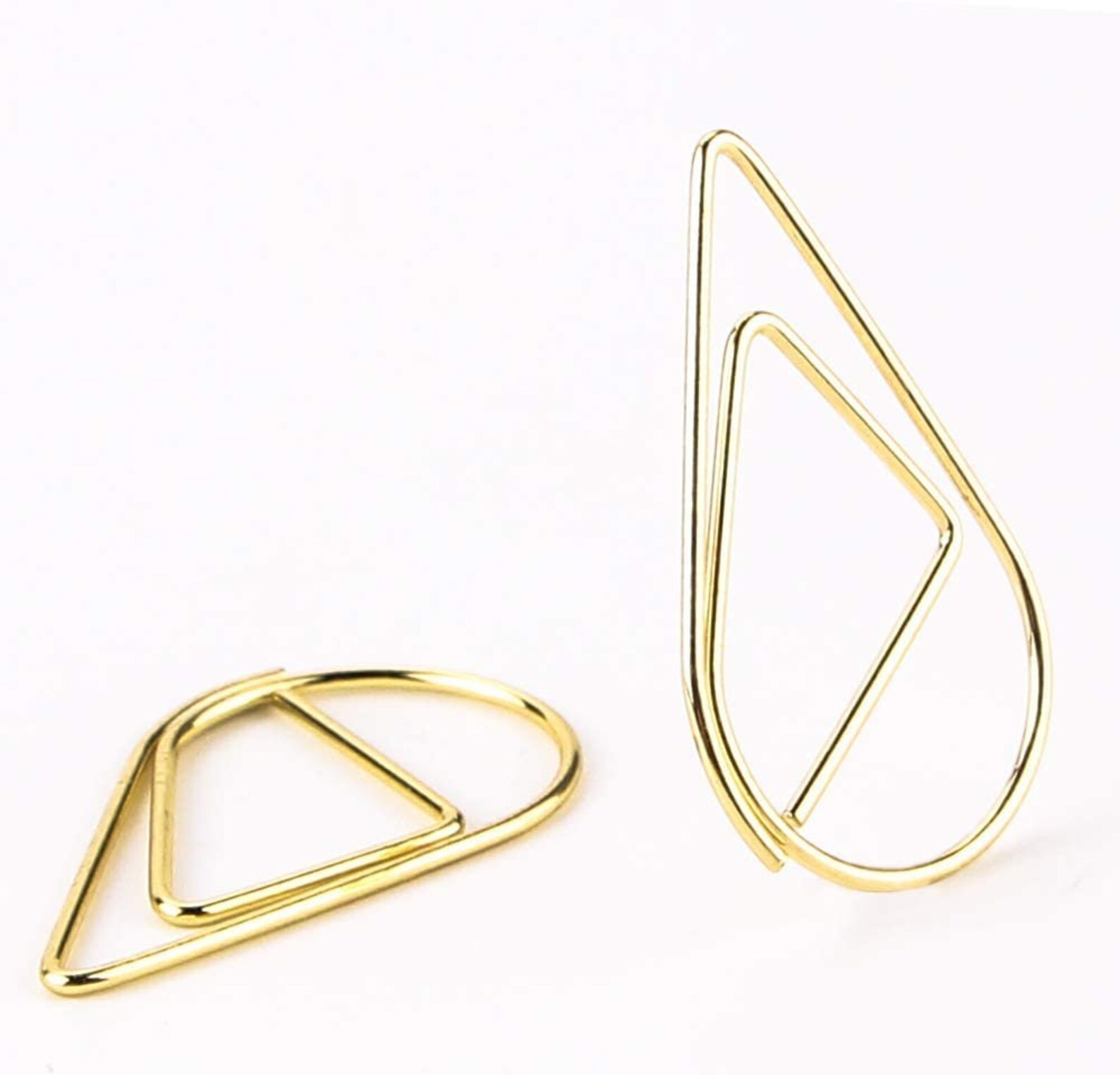 20 Personalised Menus With Place Name Tag and Gold Teardrop Paperclip ...