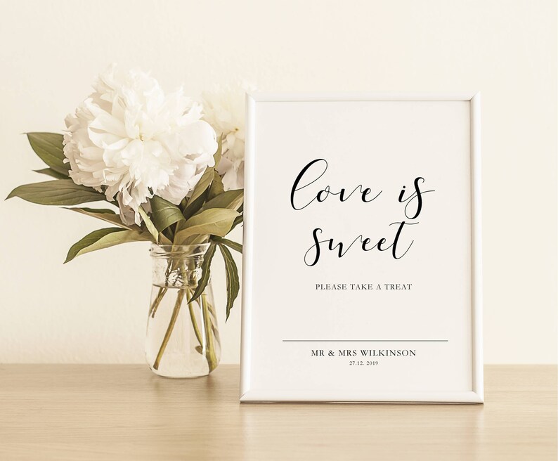 PERSONALISED PRINTED Wedding Signs A5 Cards & Gifts Sign - Etsy UK