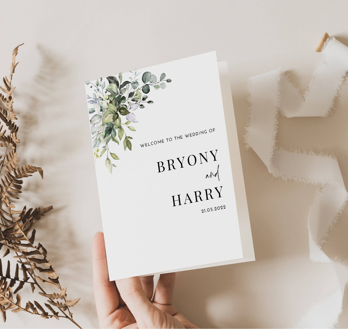 25 X Fully Printed, Order of Service Covers or Full Booklets ...