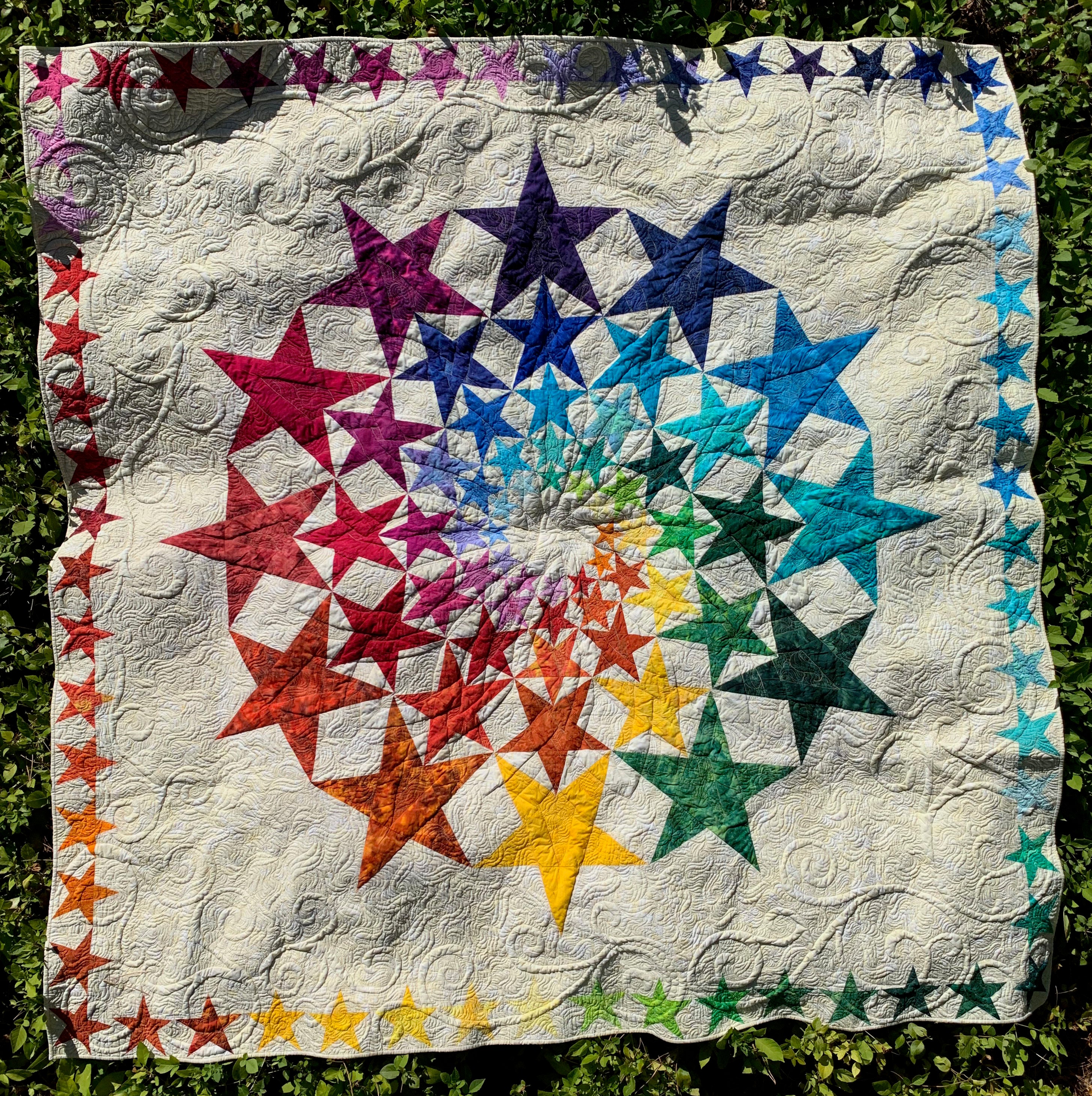 Starry Swirl Quilt Pattern - Etsy