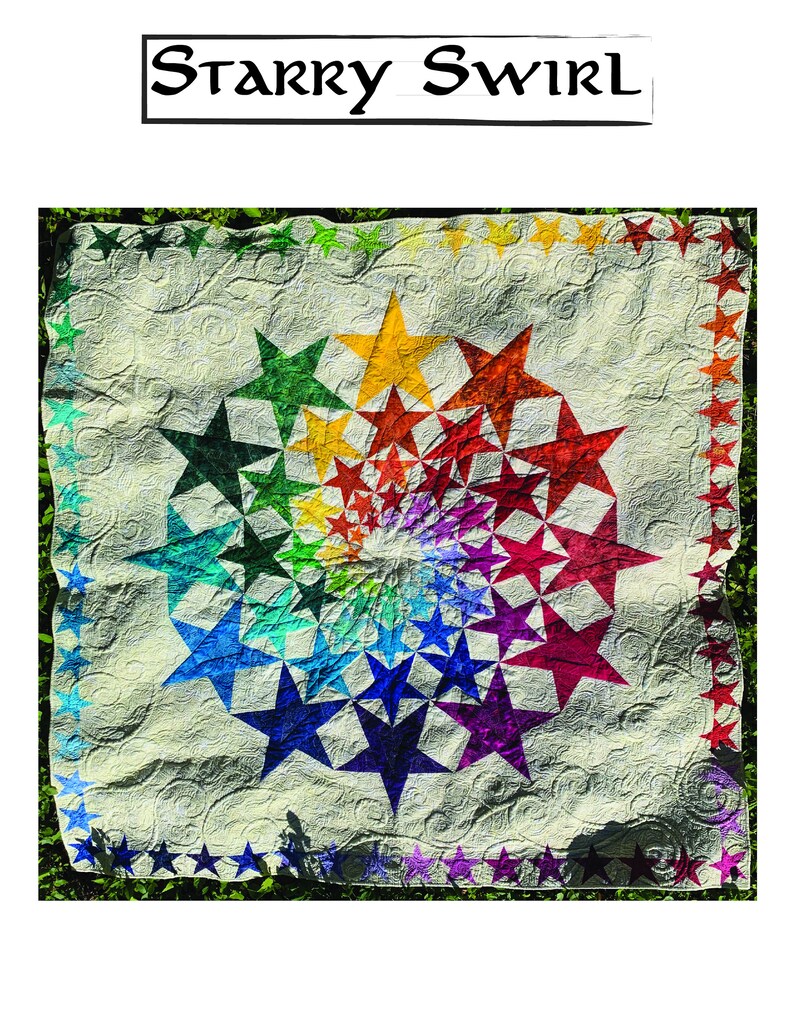 Starry Swirl Quilt Pattern - Etsy