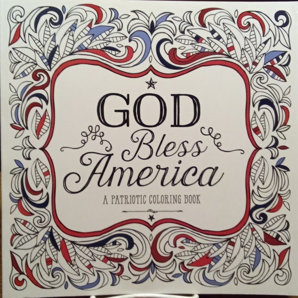 Patriotic Coloring Book - Etsy