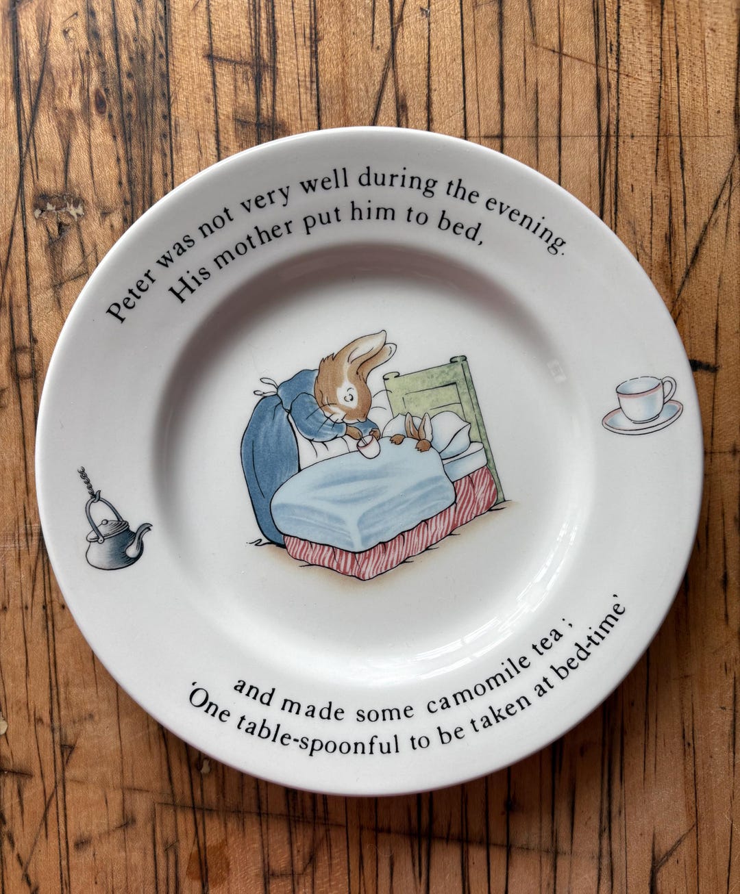Peter Rabbit Plate by Wedgwood Kids Easter Gift - Etsy