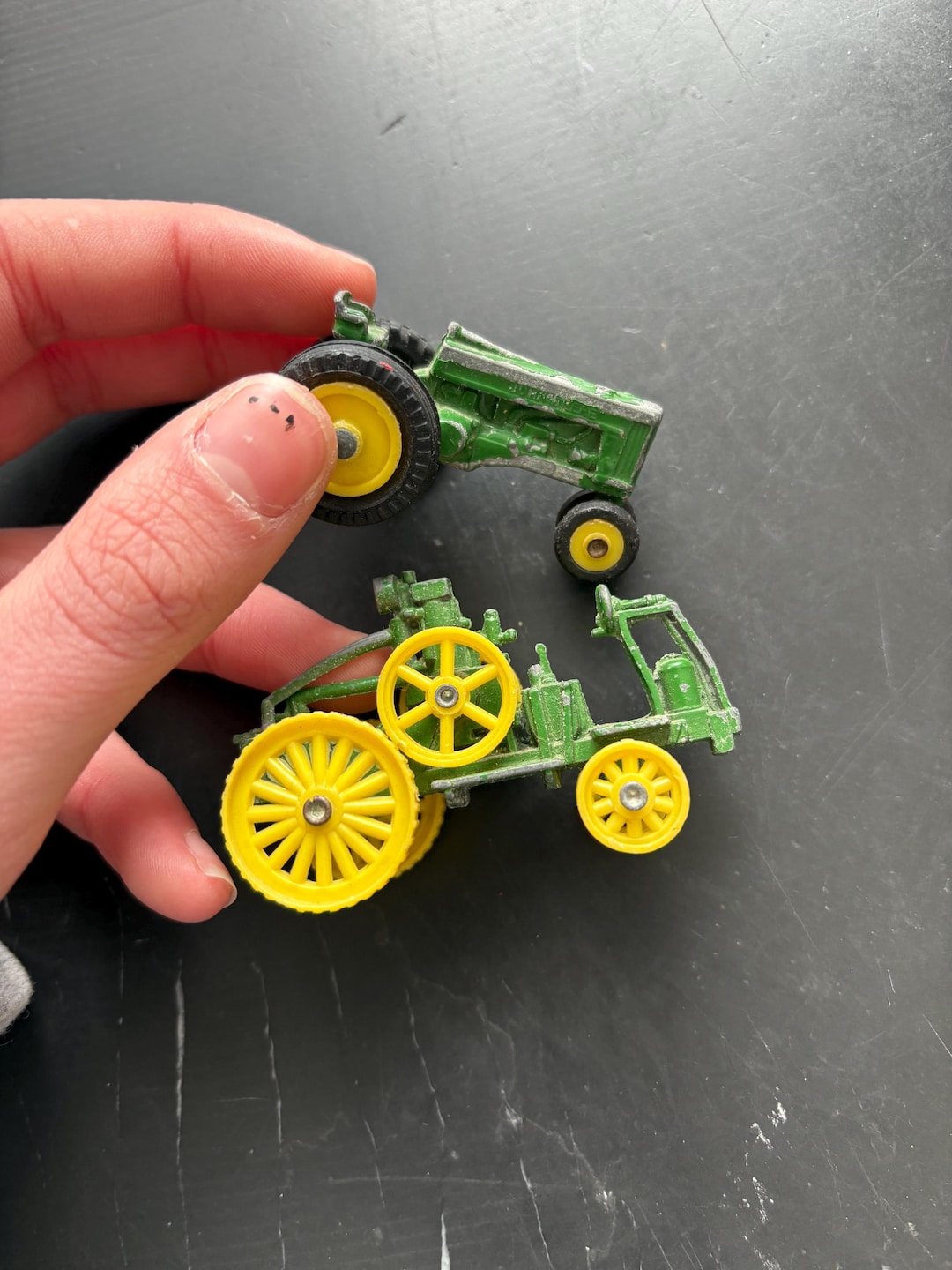 John Deere Metal Tractor Miniatures, Vintage, Die Cast, Made in the USA ...