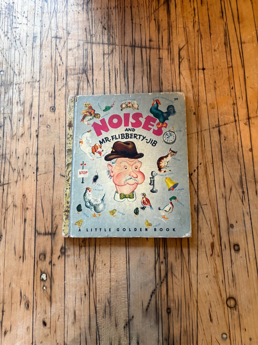 Rare Golden Book Noises and Mr. Flibberty Jib Eloise Wilkin 40s Child ...