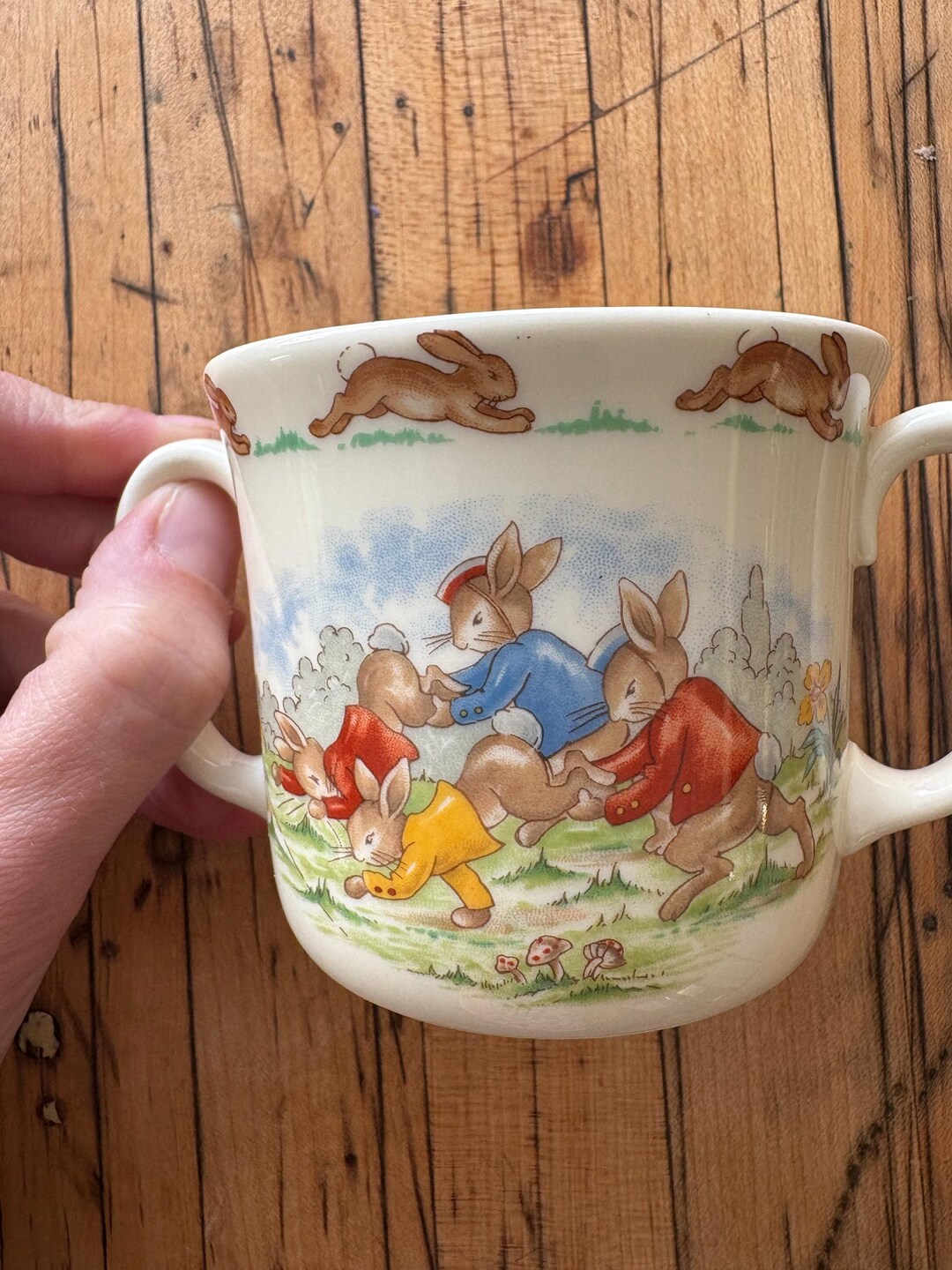 Bunnykins Royal Doulton Peter Rabbit Cup China Mug Beatrix Potter ...