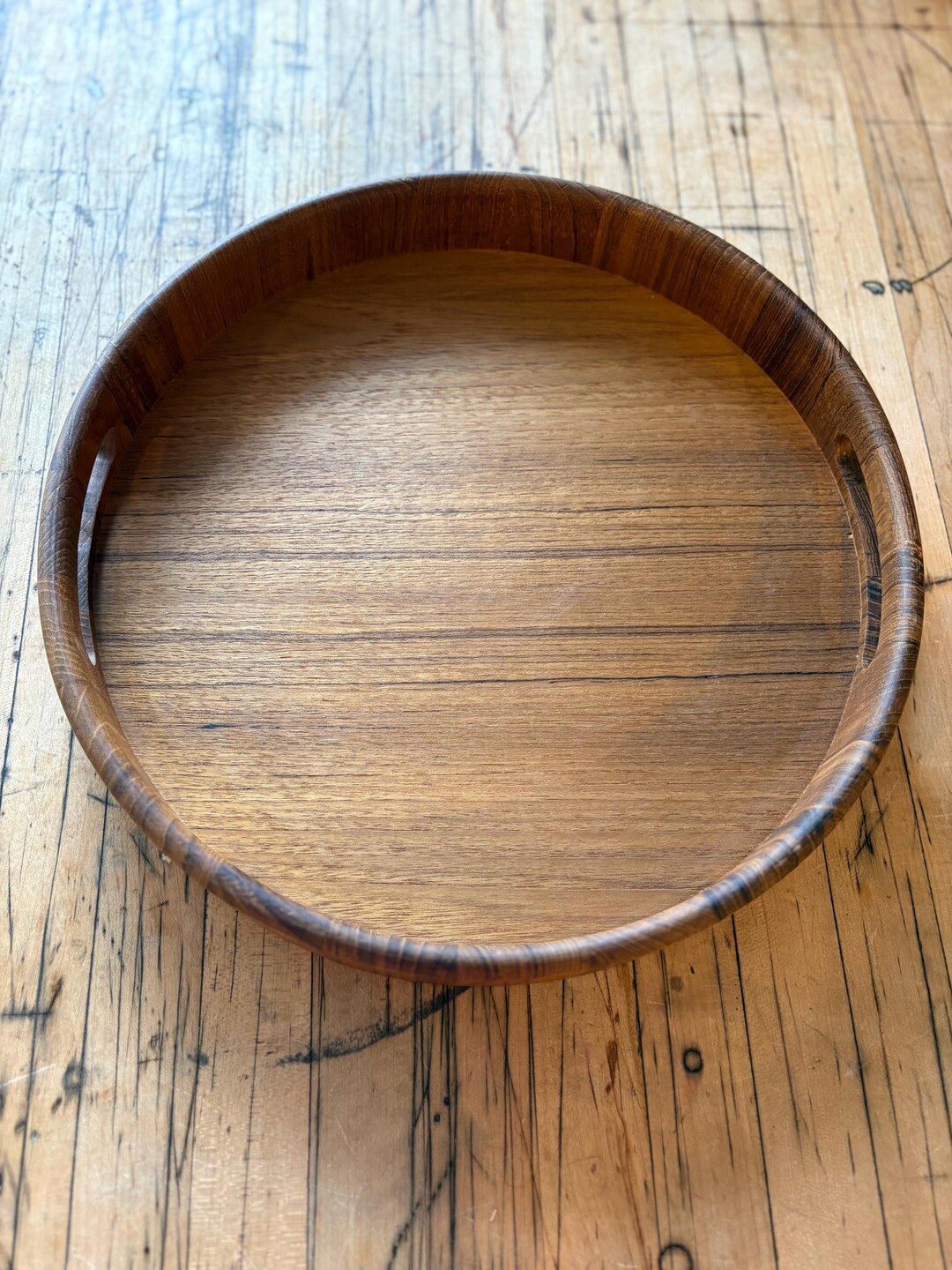 MCM Tray Teak Wood Decorative Tray, Mid Century Modern - Etsy