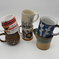 Set of Four Green 1960s Cups - Etsy