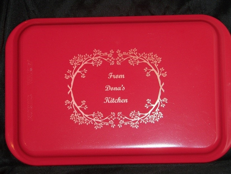 Red - 9x13 Personalized Engraved Cake Pan - Etsy