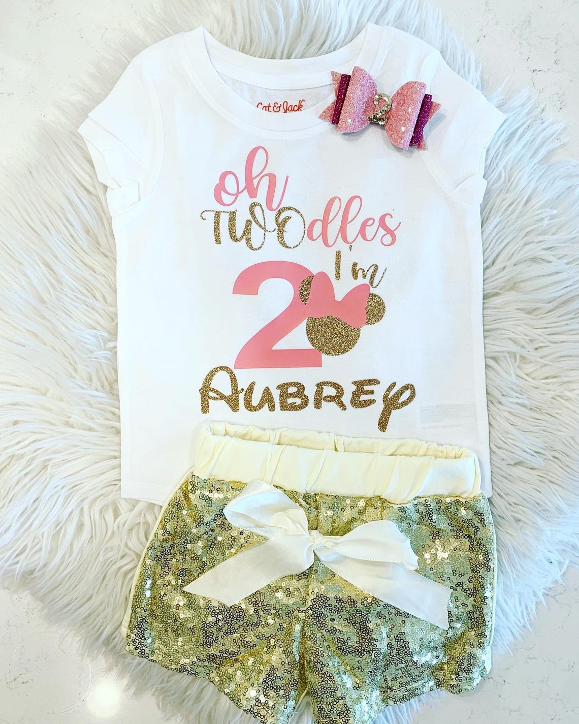 Minnie Mouse I'm Twodles Two Second 2nd Birthday - Etsy