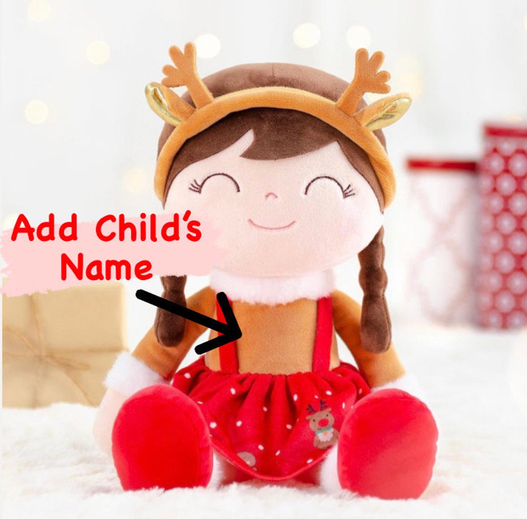 Personalized Plush Doll | Custom Name, Baby Shower Gift - Etsy
