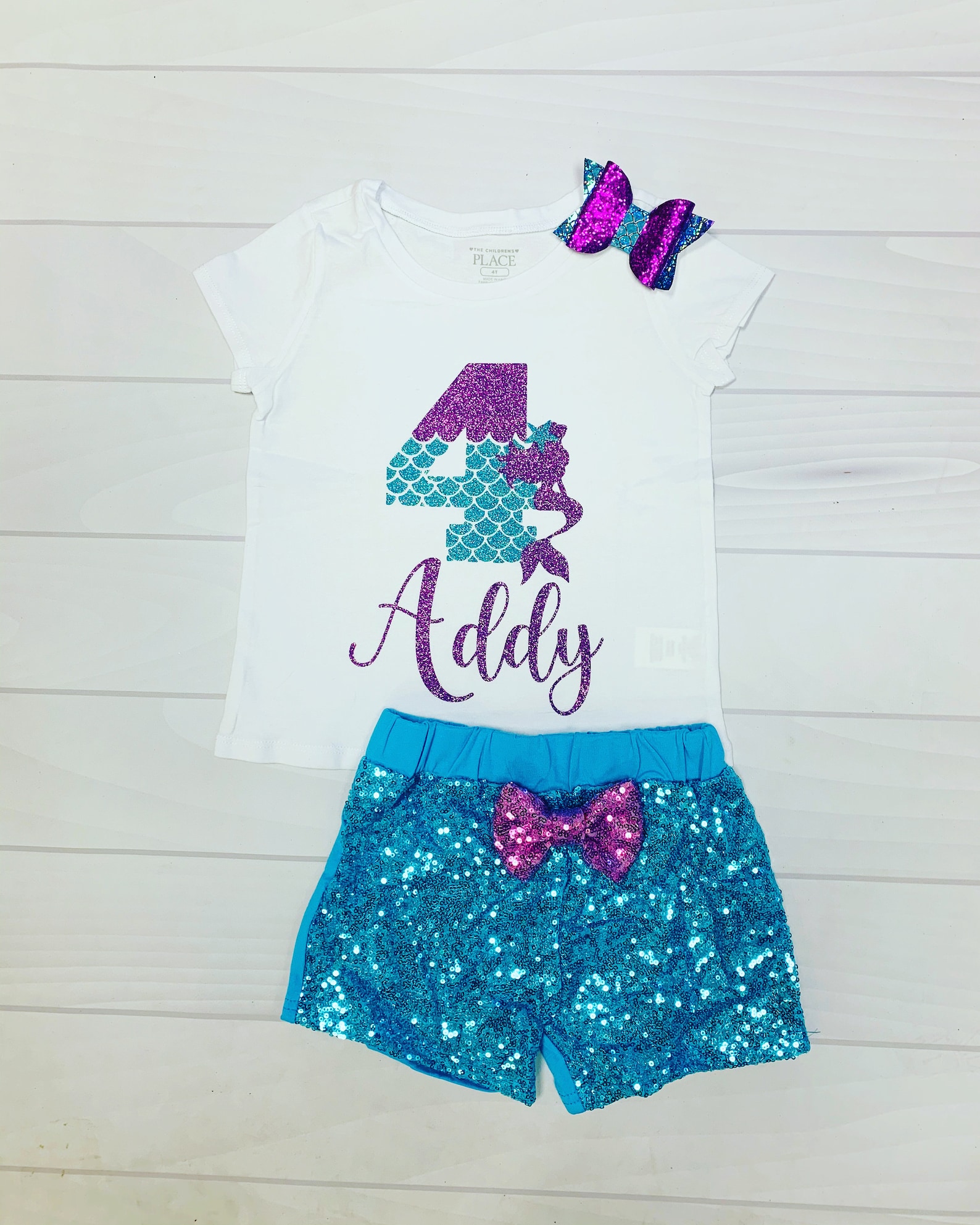 Girls Mermaid Shirt Mermaid Outfit Mermaid Party Mermaid Birthday ...