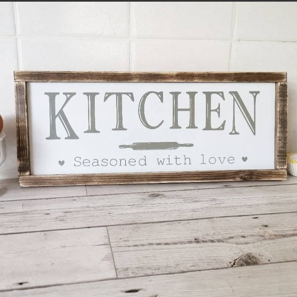 Wooden Kitchen Sign - Etsy