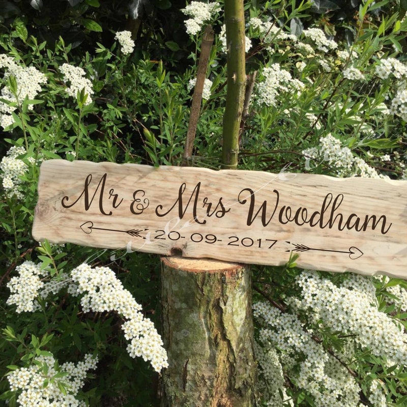 Rustic Wedding Signs - Etsy