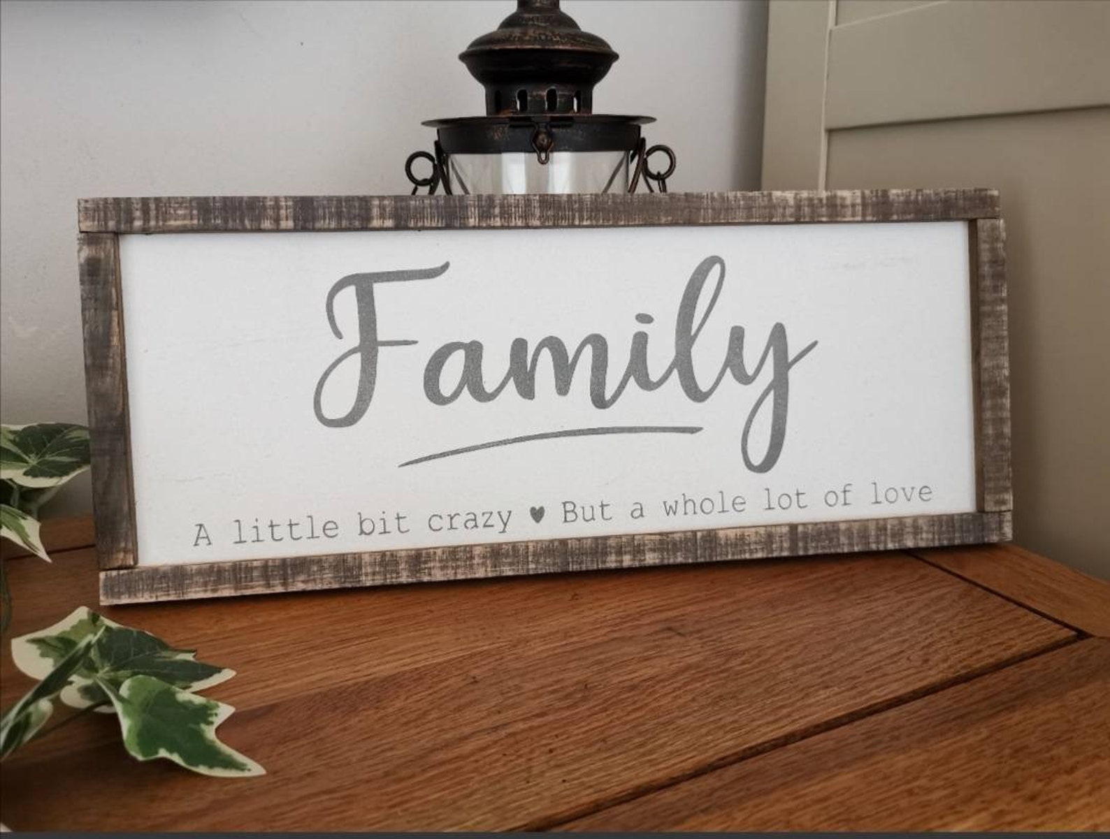 Wooden Family Sign Farmhouse Decor Family Wall Decor Rustic - Etsy