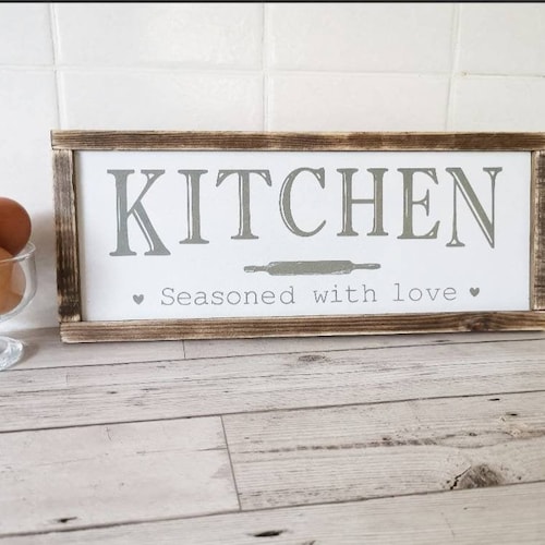 Farmhouse Decor Handmade Wooden Homemade Sign Wall Decor - Etsy