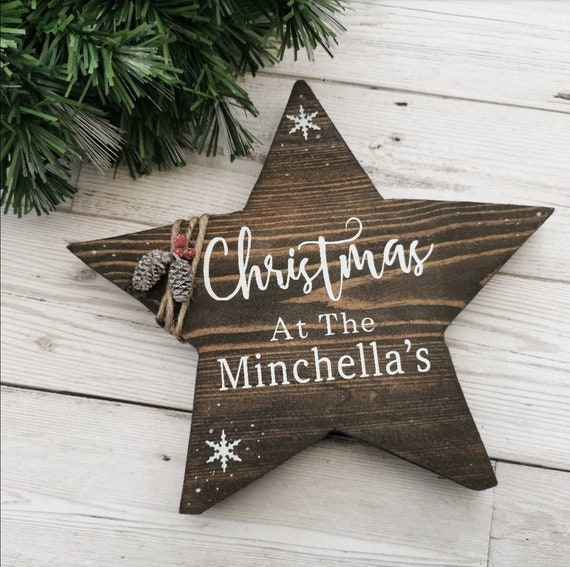 Personalised Christmas Decor Christmas Sign Christmas | Etsy