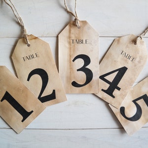 Vintage Table Number - Etsy