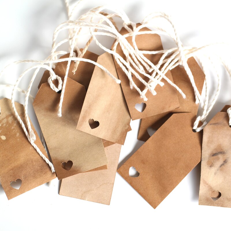 Kraft Favor Tags - Etsy