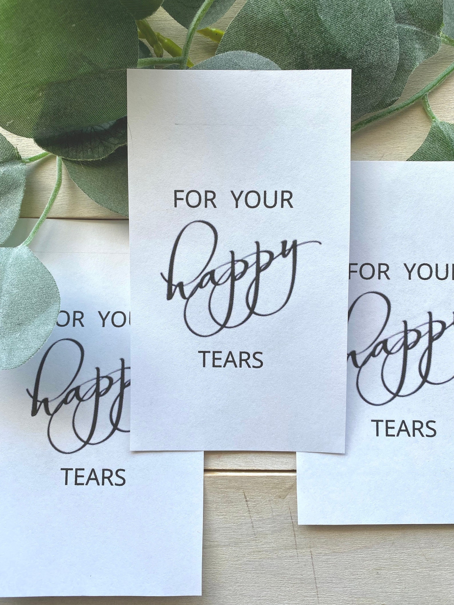 For Your Happy Tears Wedding Tissues Tears of Joy Tissue - Etsy