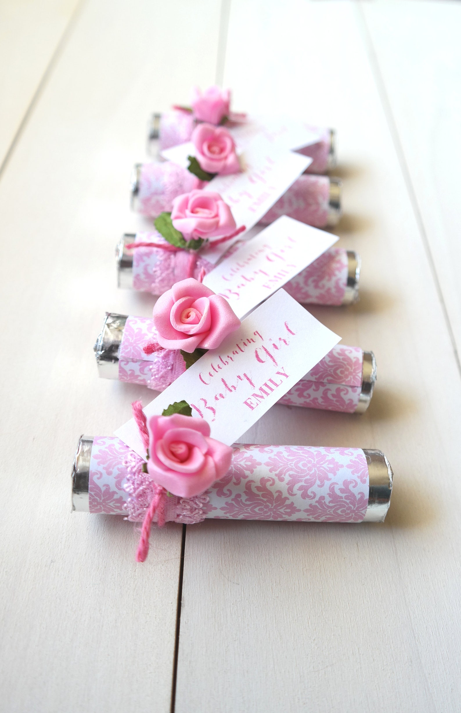Baby Girl Pink Party Favors Baby Shower or Birthday Girl - Etsy