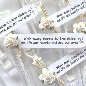 In Loving Memory Bubble Wand – Sympathy Gift - Funeral Favors ...
