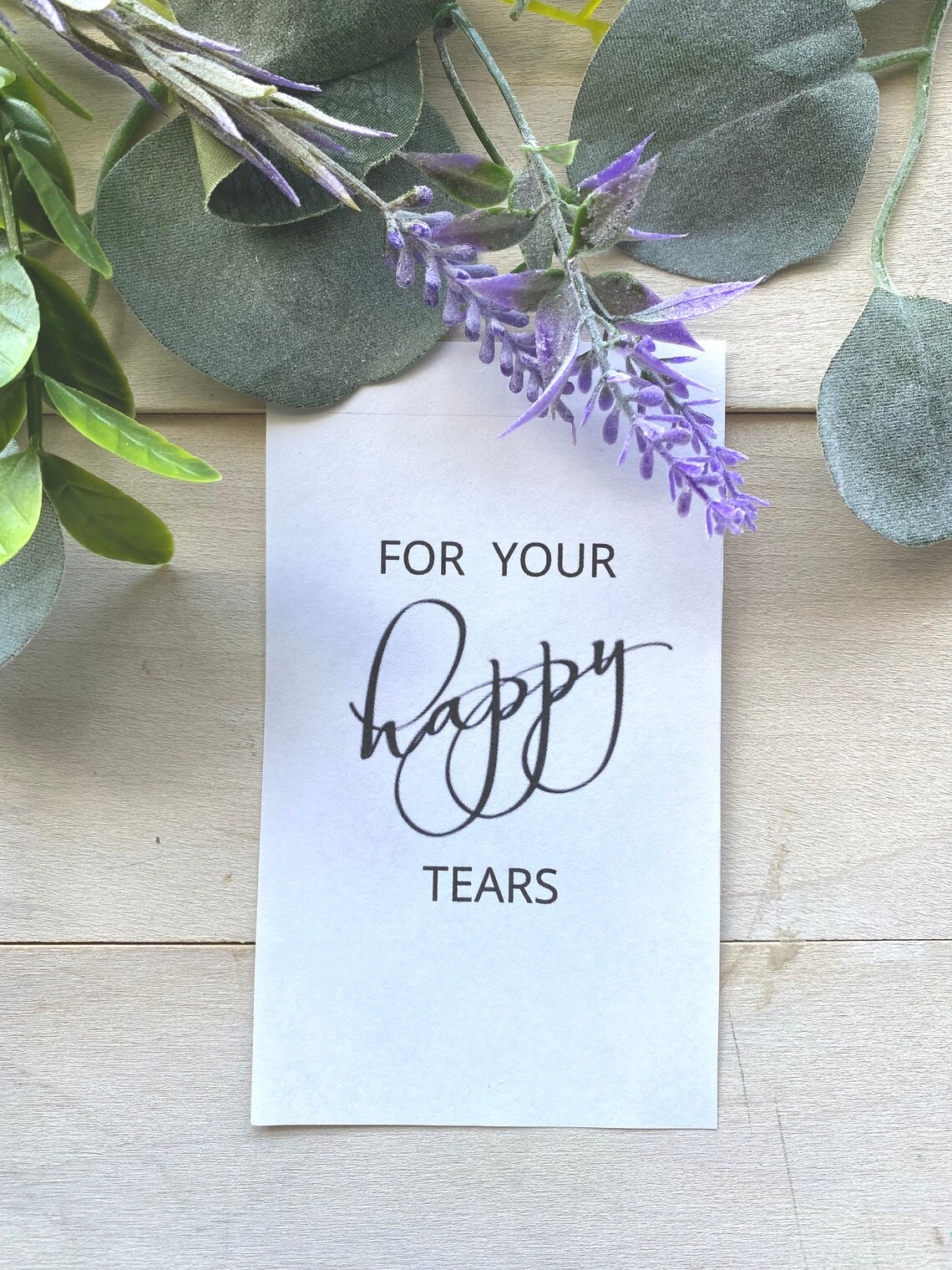 For Your Happy Tears Wedding Tissues Tears of Joy Tissue - Etsy