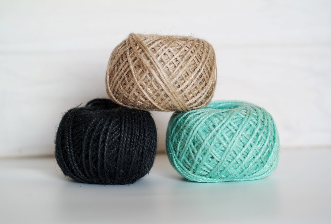 Jute Twine Rope String, Colored Natural Hemp Cord - Etsy