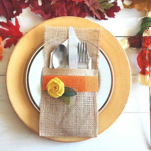 Burlap Table Setting - Etsy