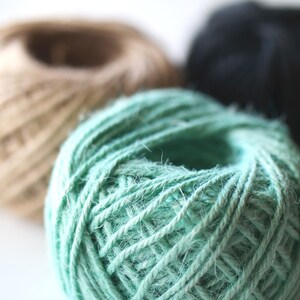 Jute Twine Rope String, Colored Natural Hemp Cord - Etsy