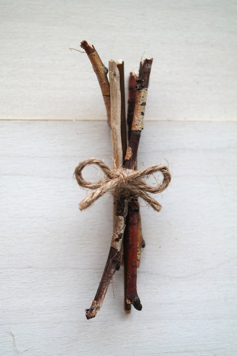 Christmas Tree Ornament Natural Tree Sticks Ornament - Etsy